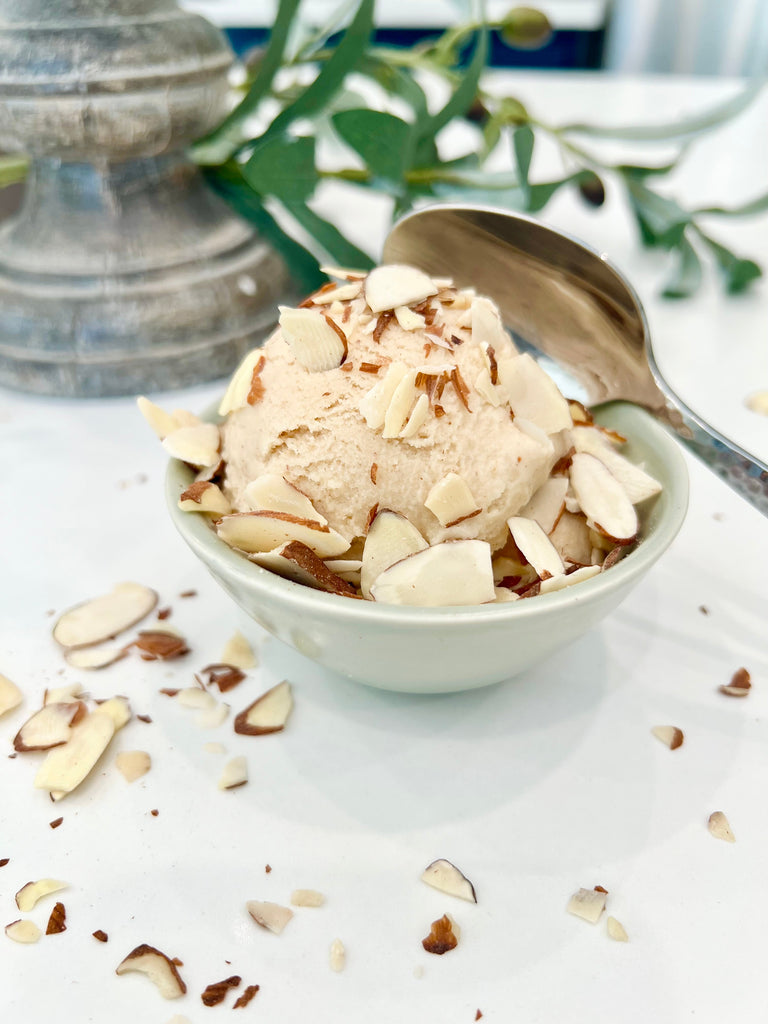 Egg-free Almond Ice Cream – Taste and Sea Cakery